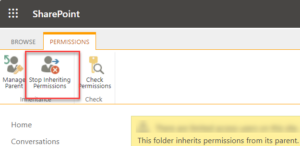 How to Set Specific User Permissions on Folder Level in a SharePoint Site - Peter Busted