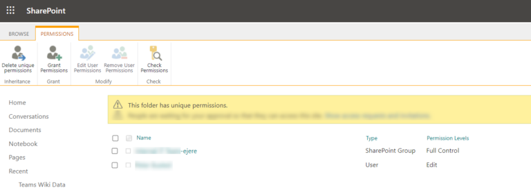 How to Set Specific User Permissions on Folder Level in a SharePoint Site - Peter Busted